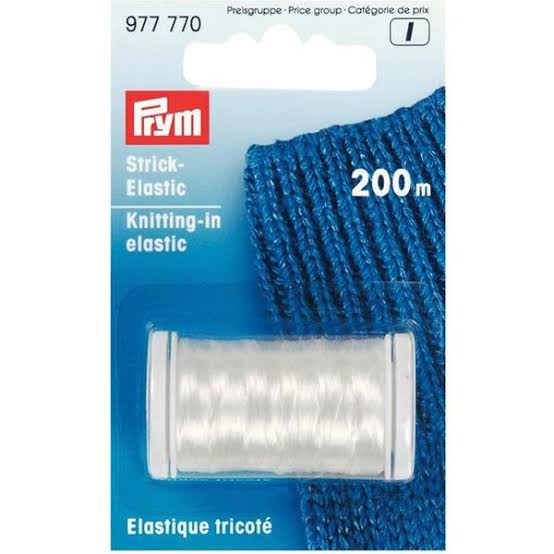 Prym Knitting-In Elastic (transparent) – The Yarn Bowl